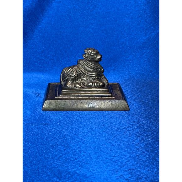 Source Unknown | Accents | Vintage Brass Cow Indian Or Hindu God Symbol ...